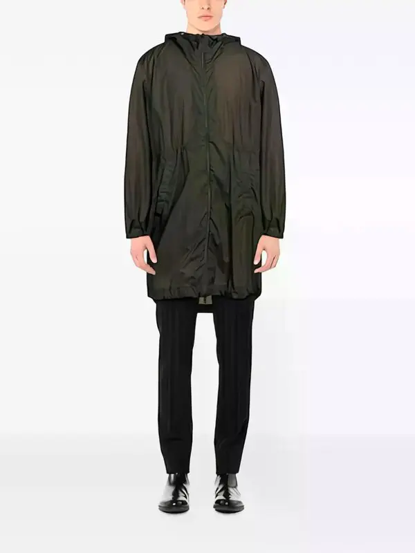 Herno Hooded Zip-up Coat