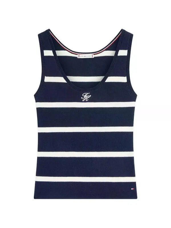 Tommy Hilfiger Striped Scoop-neck Tank Top