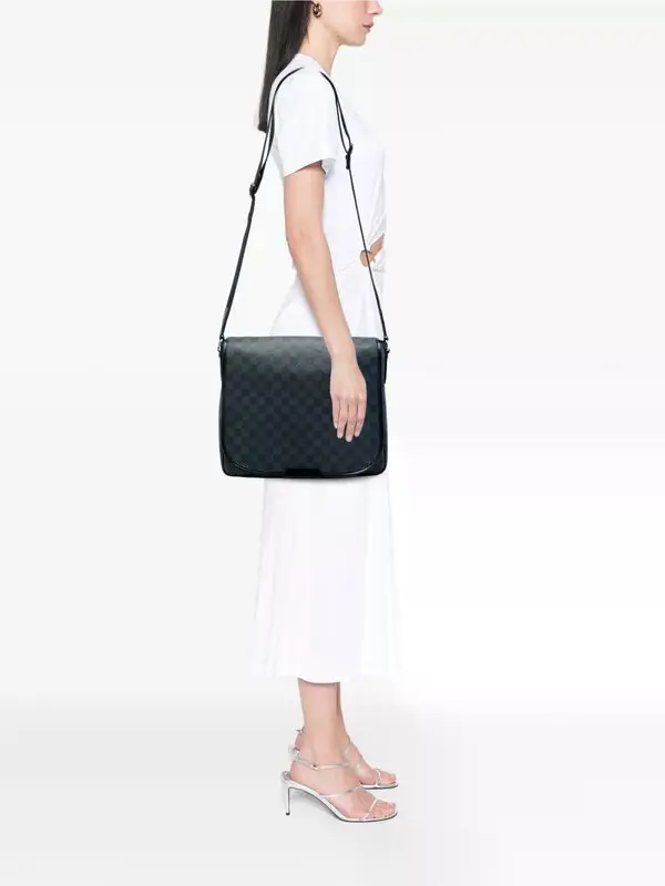 LOUIS VUITTON Damier Graphite Daniel Mm Crossbody Bag