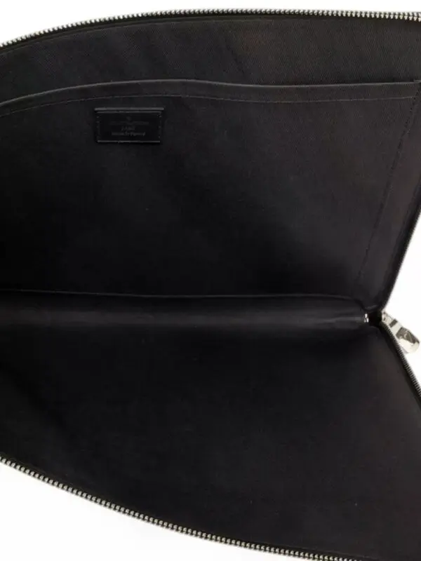 LOUIS VUITTON Damier Graphite Pochette Jour Gm Clutch Bag
