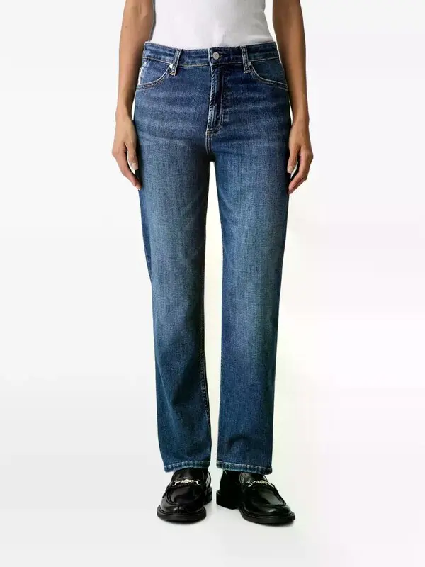 Marc O'polo Straight Leg Jeans With Whiskering Effect