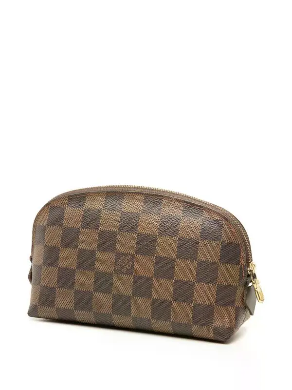 LOUIS VUITTON 2005 Damier Ebene Cosmetic Pm Pouch