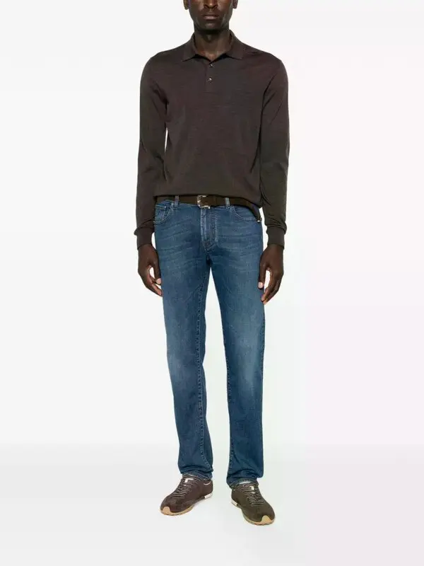 Jacob Cohen Faded Straight-leg Jeans