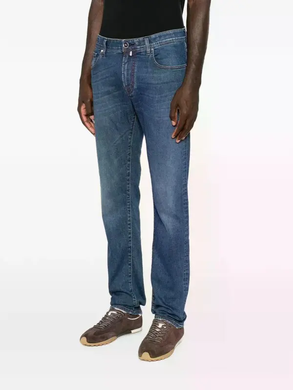 Jacob Cohen Faded Straight-leg Jeans