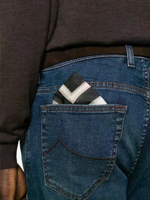 Jacob Cohen Faded Straight-leg Jeans