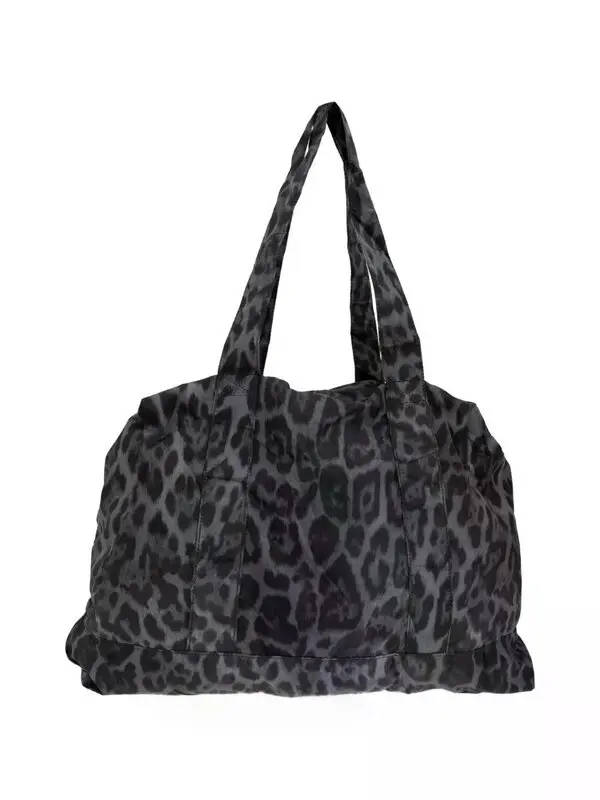 Adidas By Stella McCartney Logo Detail Leopard Print Tote Bag