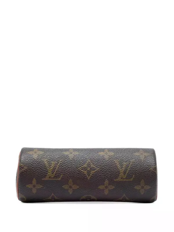 LOUIS VUITTON Monogram Papillon Pochette Handheld Bag - Brown