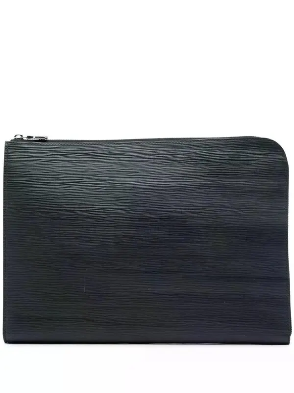 LOUIS VUITTON Epi Pochette Jour Gm Clutch Bag - Black