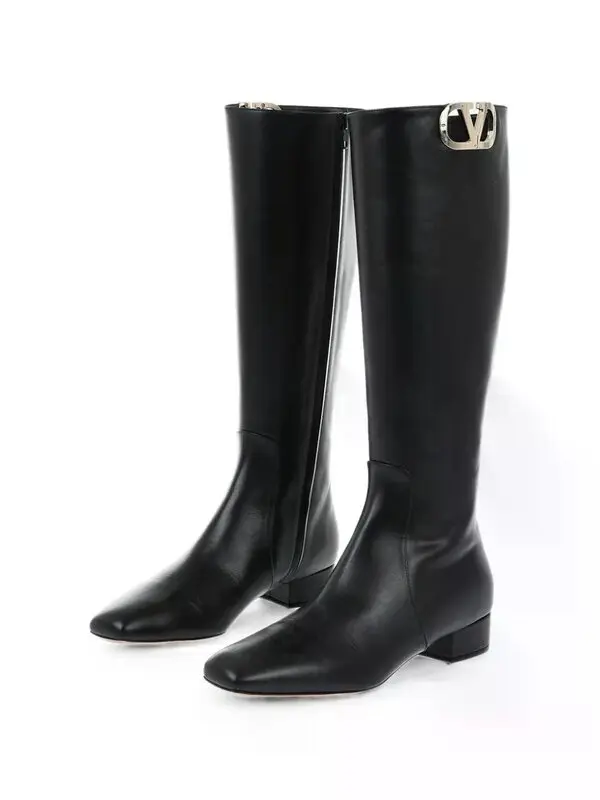 Valentino Garavani Vlogo Signature Knee-high Boots