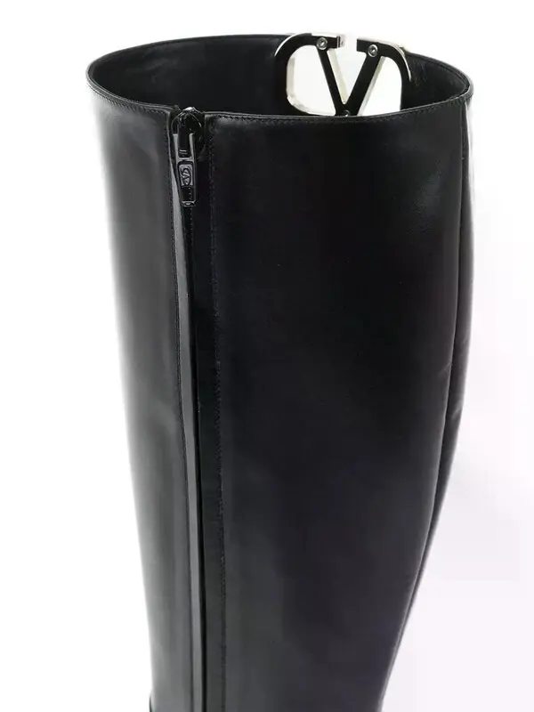 Valentino Garavani Vlogo Signature Knee-high Boots