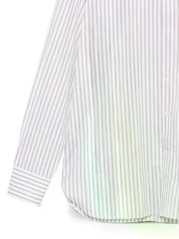 Zegna Vertical-stripe Long-sleeve Shirt