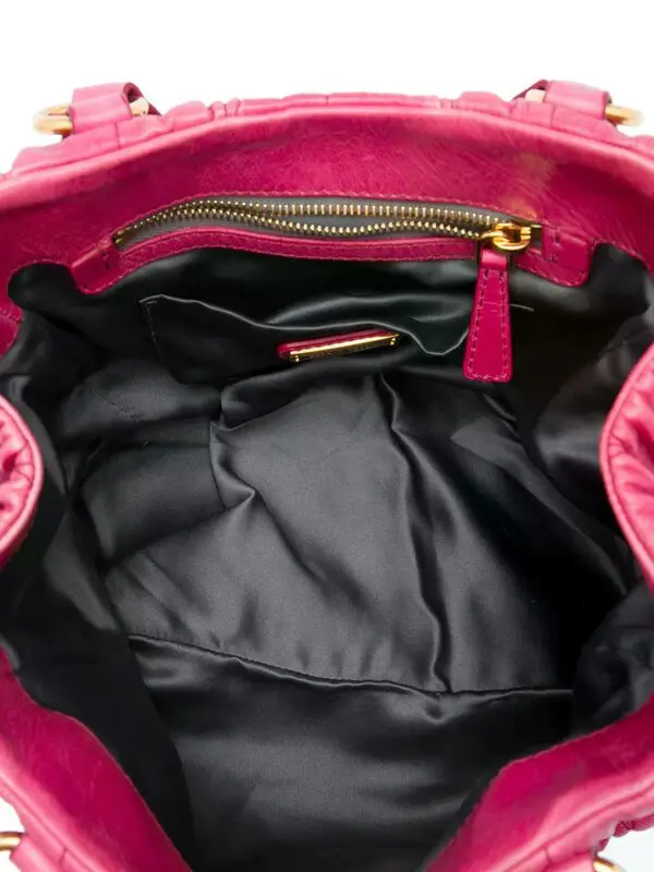 Miu Miu 2010 Matelasse Lambskin Coffer Satchel