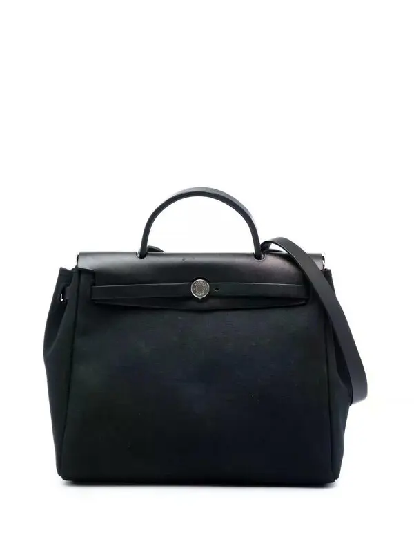 Hermès 2004 Toile Herbag 31 Satchel