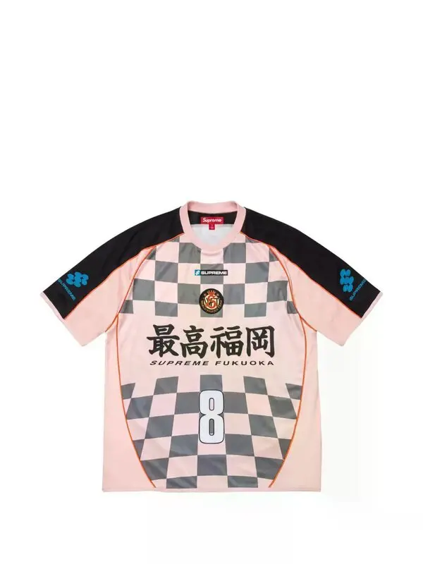 Supreme Checkerboard Soccer Jersey T-shirt