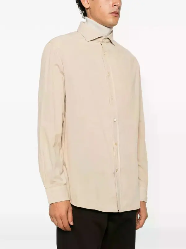 Brunello Cucinelli Corduroy Long-sleeve Shirt - Neutrals