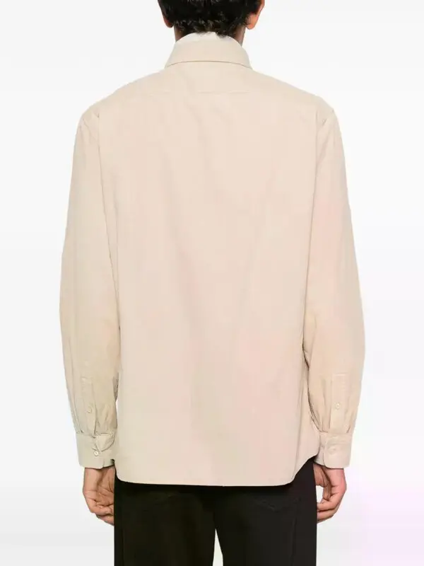 Brunello Cucinelli Corduroy Long-sleeve Shirt - Neutrals