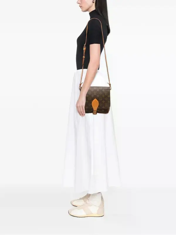 LOUIS VUITTON Monogram Cartouchiere Mm Crossbody Bag