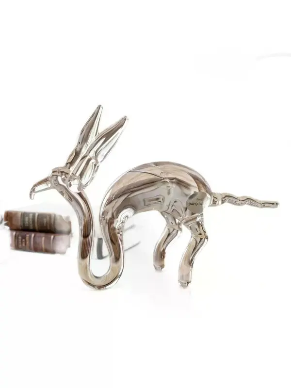COLLEVILCA Crystal Hare Statue