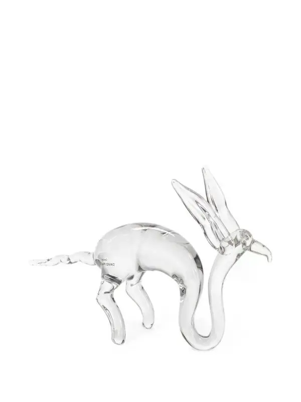 COLLEVILCA Crystal Hare Statue - White