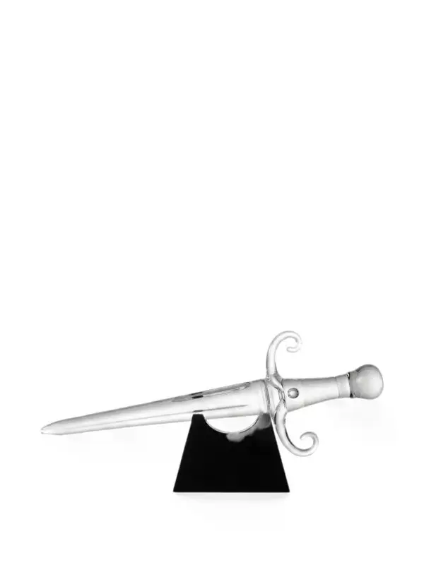 COLLEVILCA Scimitar-design Crystal Statue