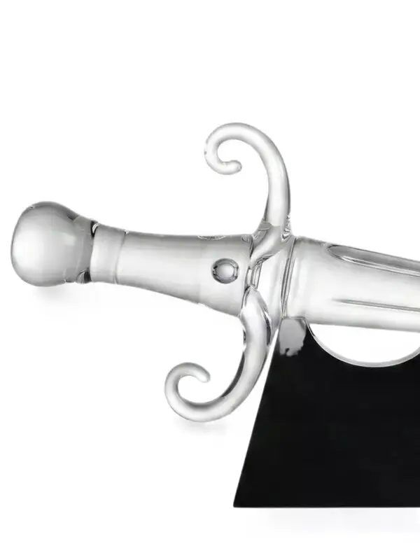 COLLEVILCA Scimitar-design Crystal Statue