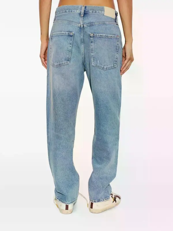Citizens Of Humanity Tapered Leg Distressed Jeans