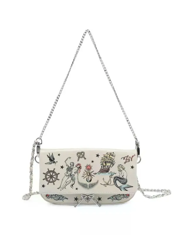 Zadig&Voltaire Mini Clutch With Tattoo Print