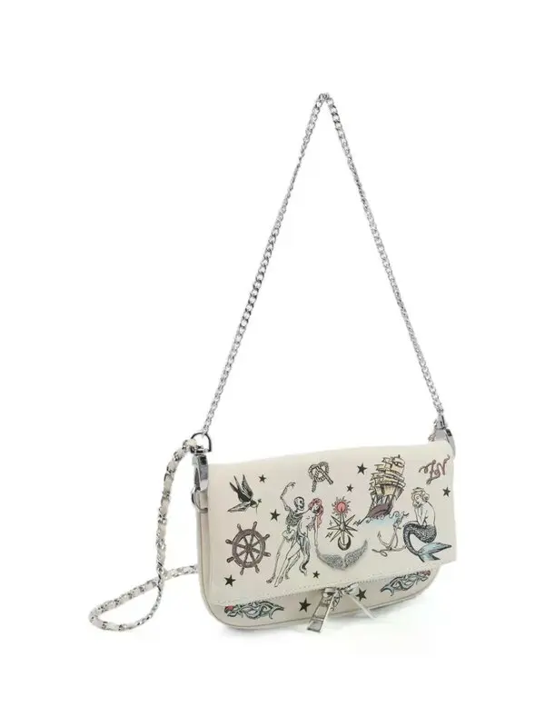 Zadig&Voltaire Mini Clutch With Tattoo Print