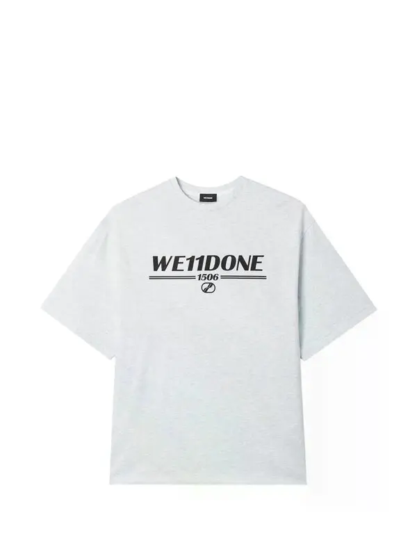 We11Done Logo-print Oversized T-shirt