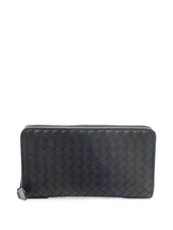 Bottega Veneta 2010s Intrecciato Leather Wallet
