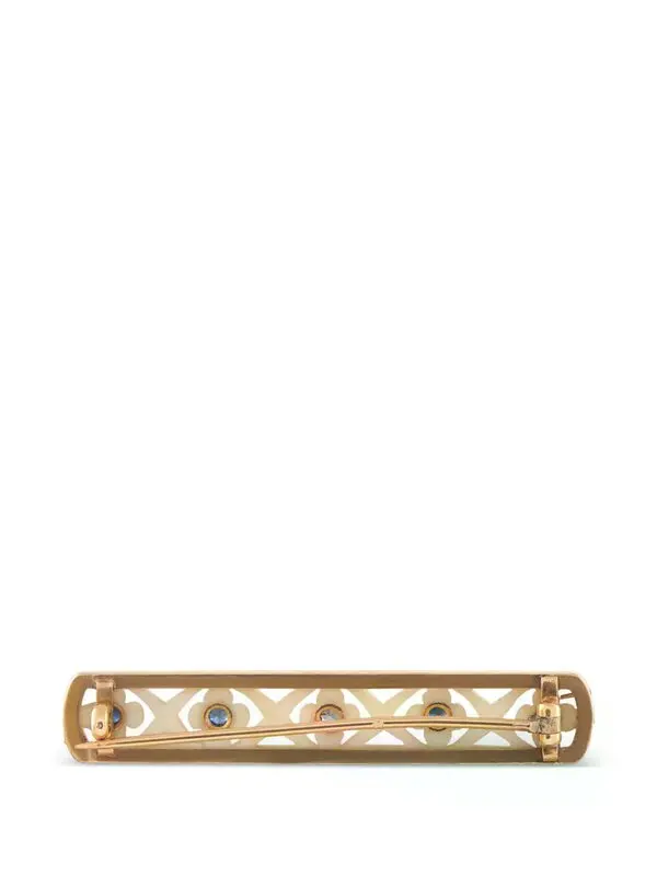 LB EXCLUSIVE Sapphire Bar Brooch