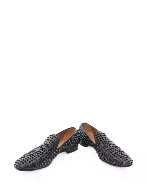 CHRISTIAN LOUBOUTIN Dandelion Spikes Loafers - Black