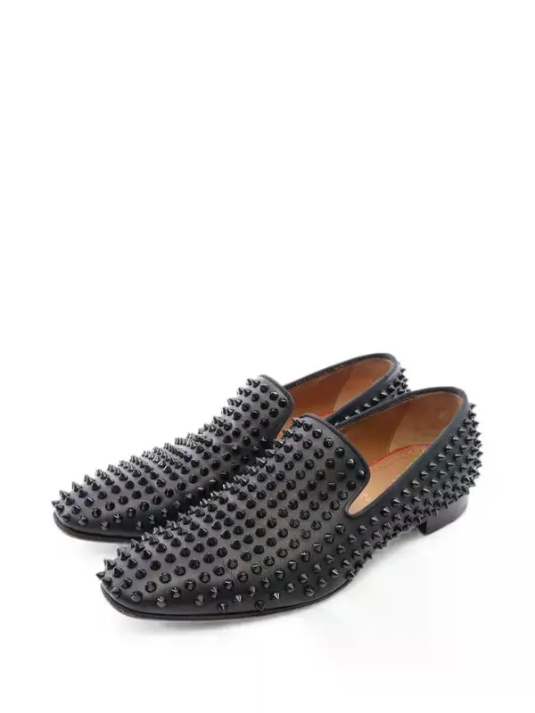 CHRISTIAN LOUBOUTIN Dandelion Spikes Loafers - Black