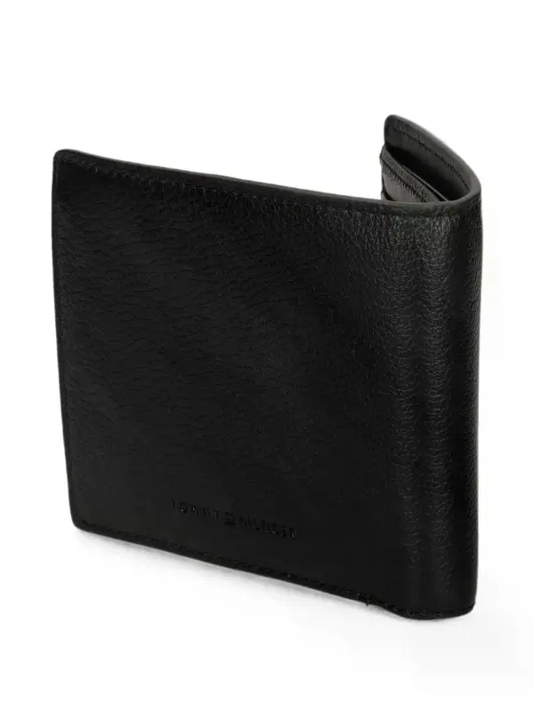 Tommy Hilfiger Logo-plaque Pebbled-leather Wallet