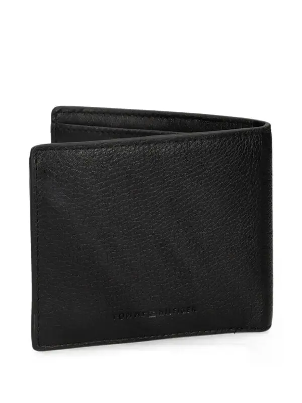Tommy Hilfiger Logo-plaque Pebbled-leather Wallet