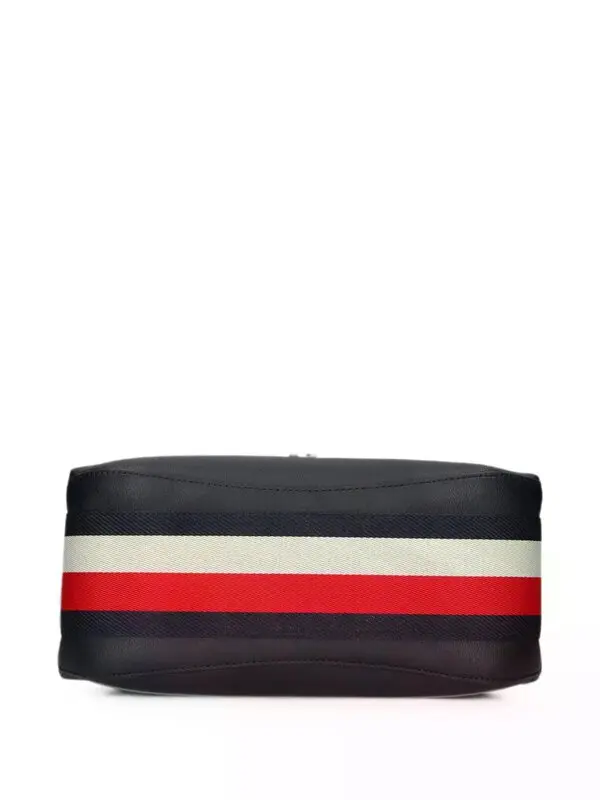 Tommy Hilfiger Logo Plaque Striped Shoulder Bag