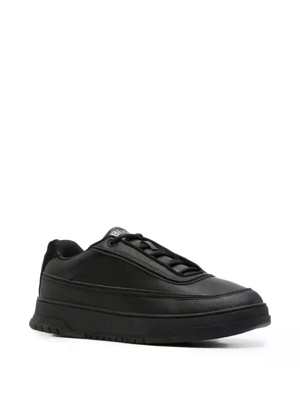 BLAUER. Logo-patch Panelled Sneakers