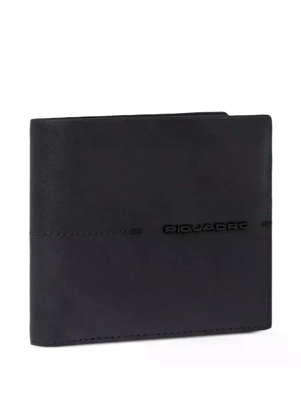 PIQUADRO Logo-plaque Leather Wallet
