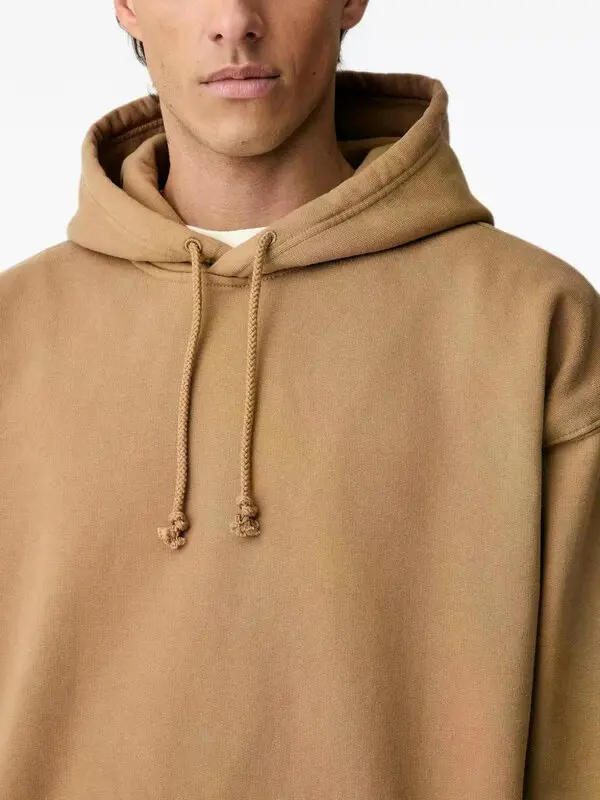 LEVI'S Logo-patch Drawstring Hoodie - Brown