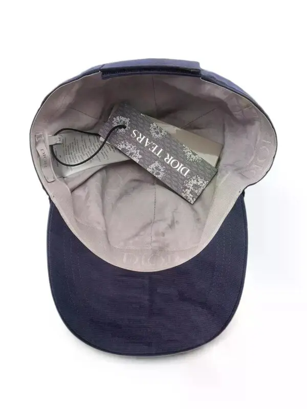 Dior Baseball Cap With Rhinestone Embellishments