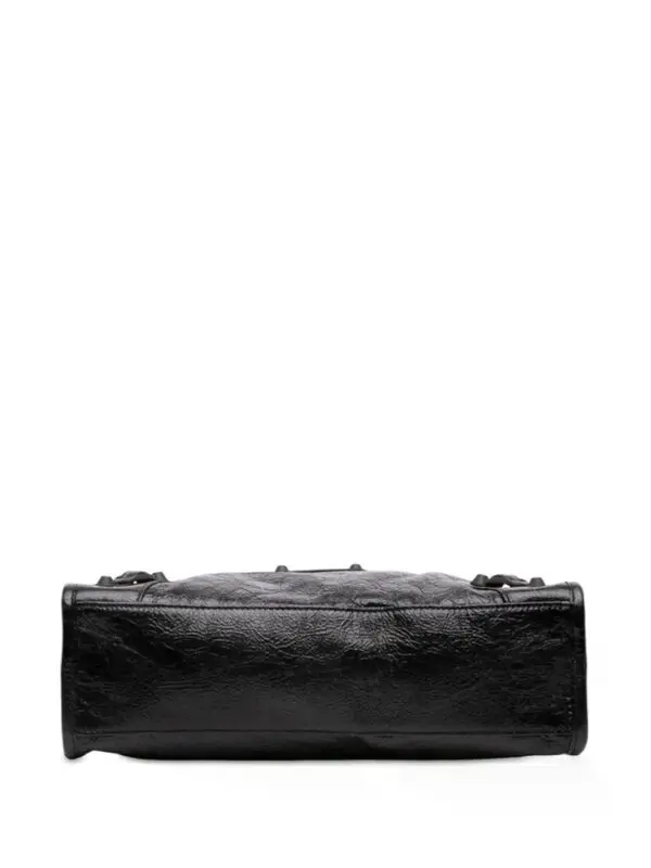 Balenciaga Lambskin Leather Motocross Classic City Satchel