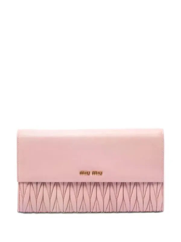 Miu Miu 2010-2026 Matelasse Nappa Clutch Bag