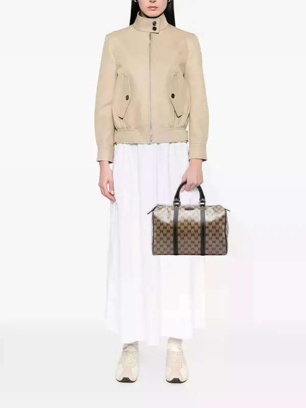 Gucci 2016-2026 Medium Gg Crystal Joy Boston Bag - Neutrals
