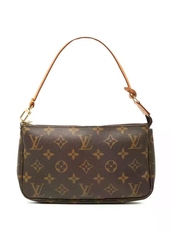 LOUIS VUITTON 2002 Monogram Pochette Accessoires Shoulder Bag