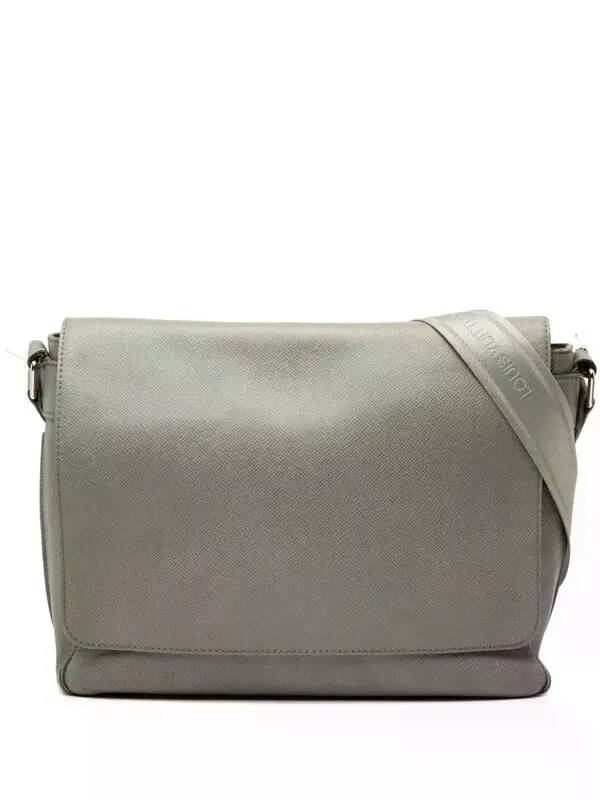 LOUIS VUITTON Taiga Roman Mm Crossbody Bag - Grey