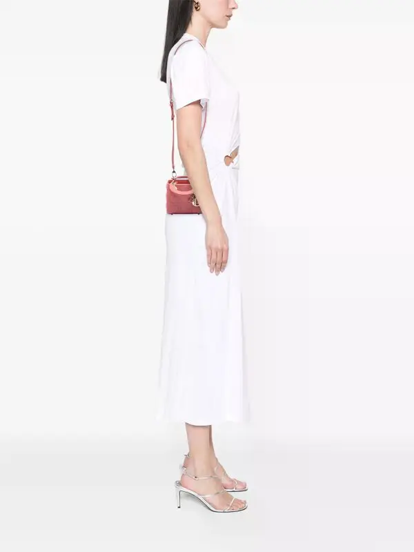 Dior Micro Lambskin Cannage Lady Satchel - Pink