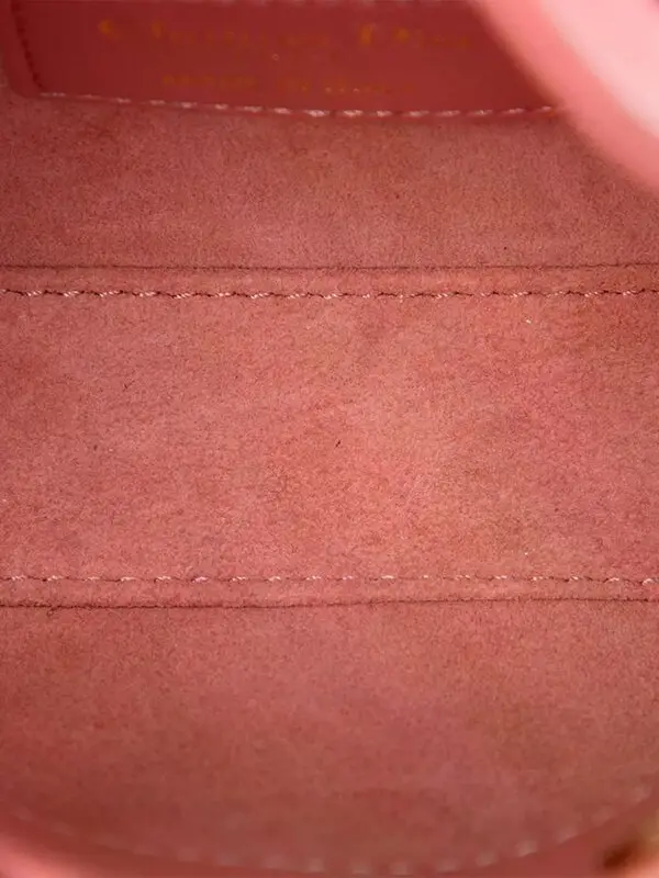 Dior Micro Lambskin Cannage Lady Satchel - Pink