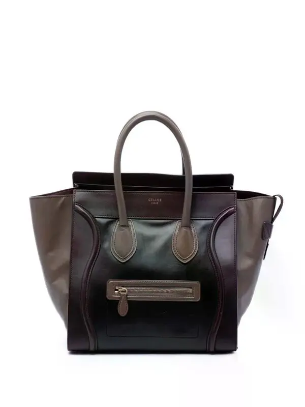 Celine Calfskin Luggage Tote Bag