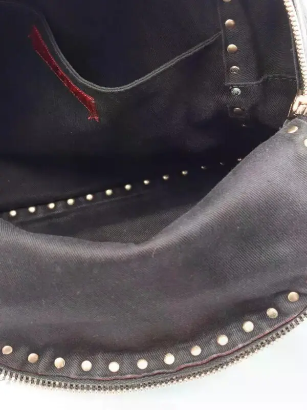 Valentino Garavani Leather Rockstud Backpack - Black
