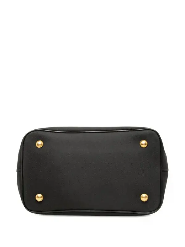 Prada 2013-2026 Canvas Canapa Logo Satchel